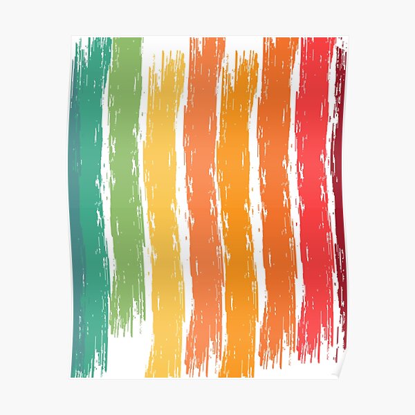 "Color Brush Splash Mark " Poster for Sale by Gihansigning | Redbubble