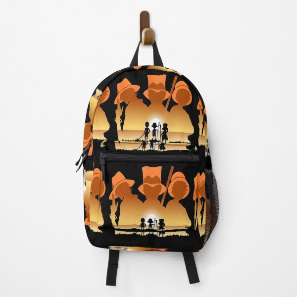 "Monkey D. Luffy Straw-Hat One Piece Portgas D. Ace and Sabo" Backpack ...
