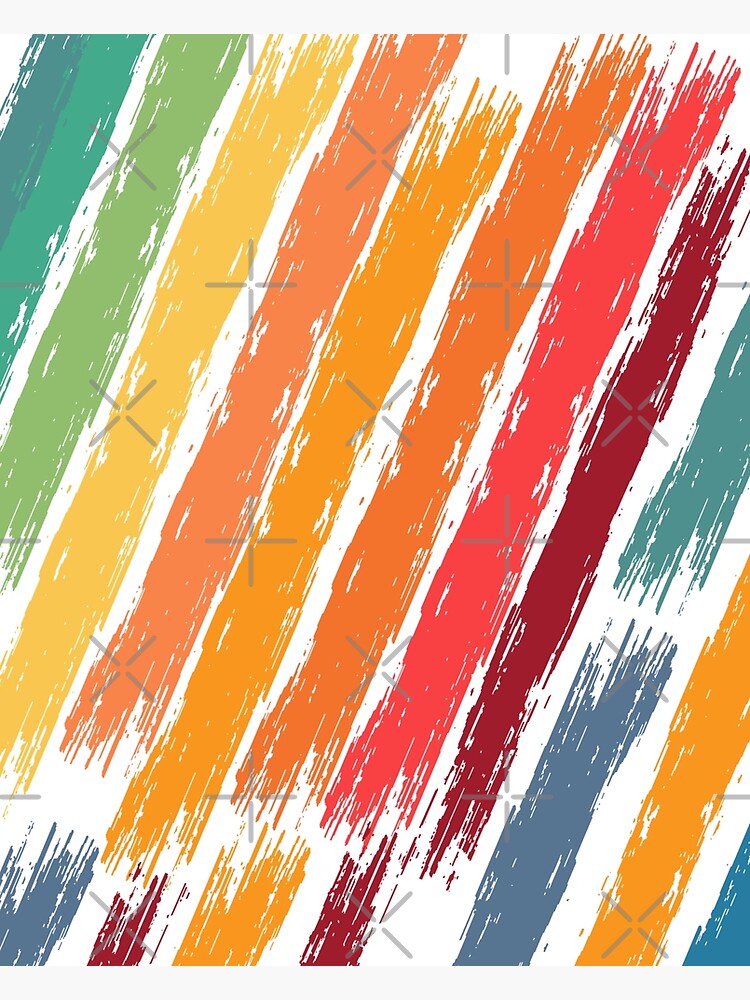 "Colorful Bar In Beush Lines" Poster for Sale by Gihansigning | Redbubble