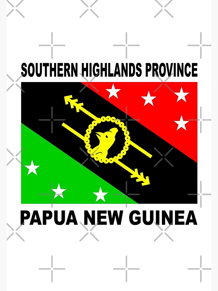 "Flag of Southern Highlands Province, Papua New Guinea" Poster for Sale ...