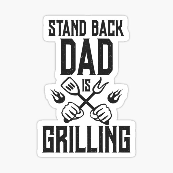 "Funny Bbq Grill Barbecue Smell Stand" Sticker for Sale by NeverLoseSF ...