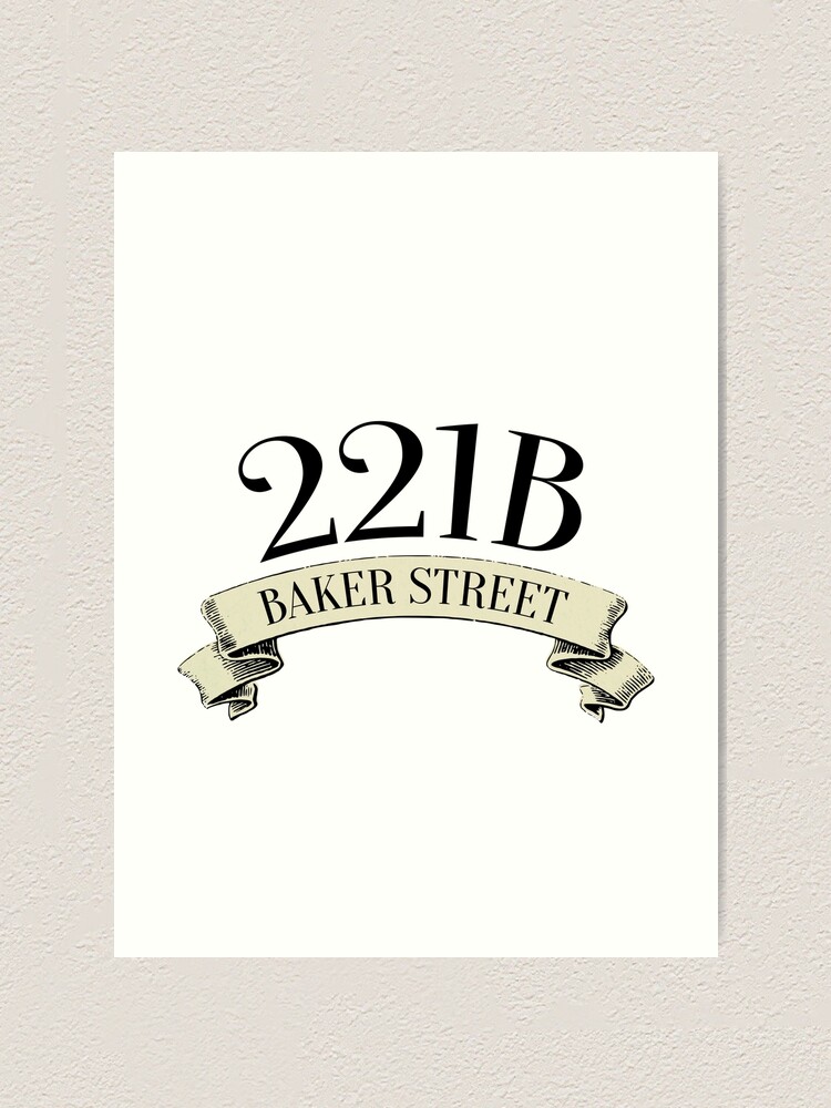 "221B Baker Street" Art Print by fandomfactory | Redbubble