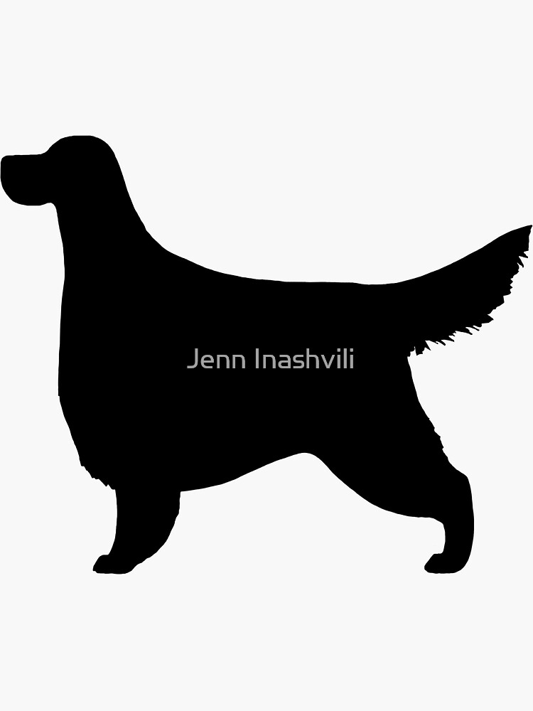 "Gordon Setter Silhouette(s)" Sticker for Sale by ShortCoffee | Redbubble