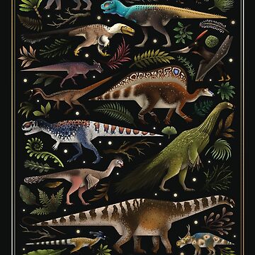 "Dinosaurs III" Poster for Sale by Emily Higgs | Redbubble