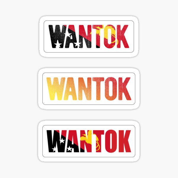 "Wantok PNG - Papua New Guinea Sticker Pack" Sticker for Sale by PNG ...
