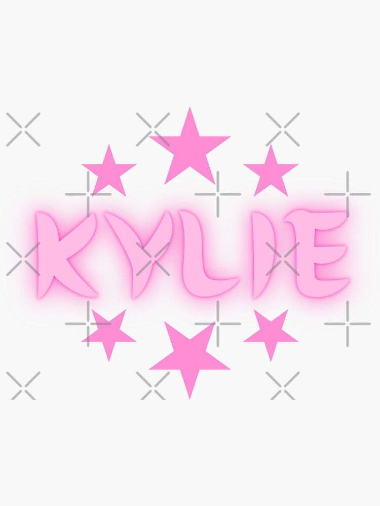 "Lovely Girl Named Kylie" Sticker for Sale by PatternsUp | Redbubble