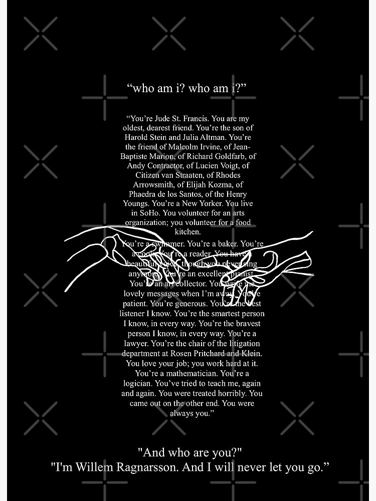 "You’re Jude St. Francis (A Little Life)" Art Board Print for Sale by ...