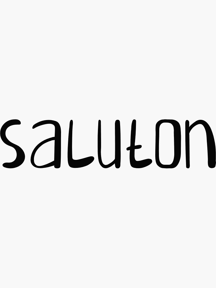 Pegatina «saluton - hola - idioma esperanto personalizado» de ...