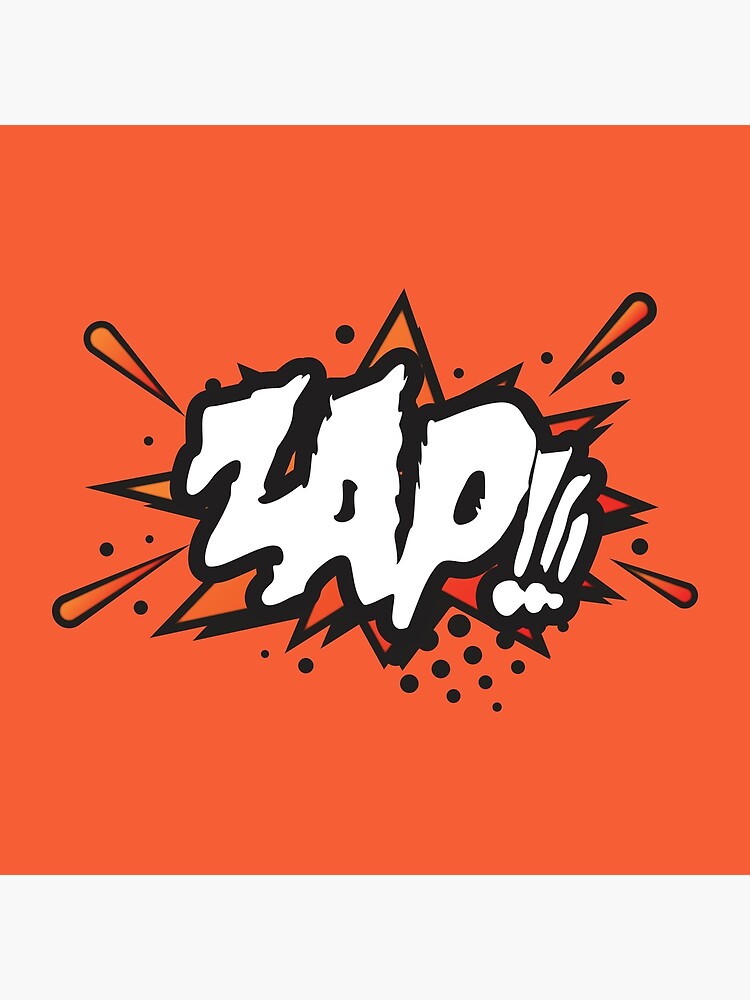 "Zap Comic text style" Poster for Sale by RedbubblesTrend | Redbubble