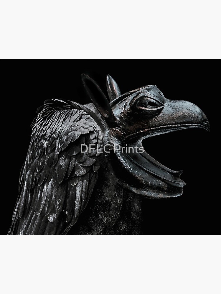 "Creepy Monster Bird Portrait Artwork" Poster for Sale by DFLCreative ...