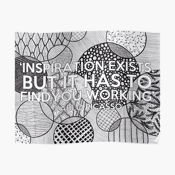 "Zentangle Quote" Poster for Sale by ally1021 | Redbubble