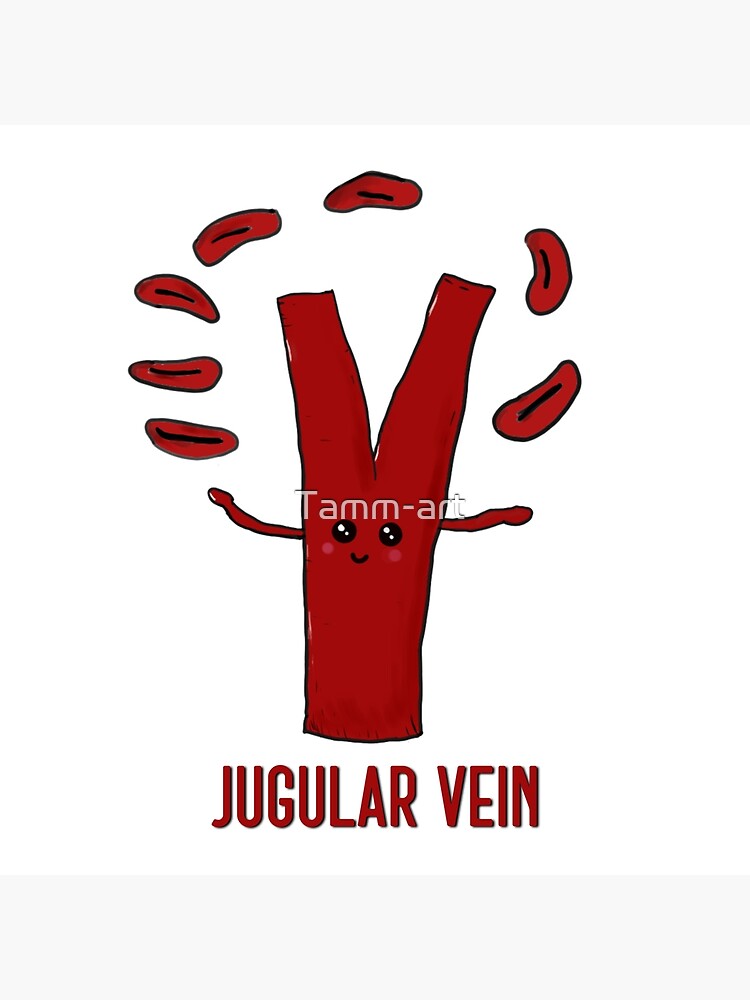 "Jugular vein" Poster for Sale by Tamm-art | Redbubble