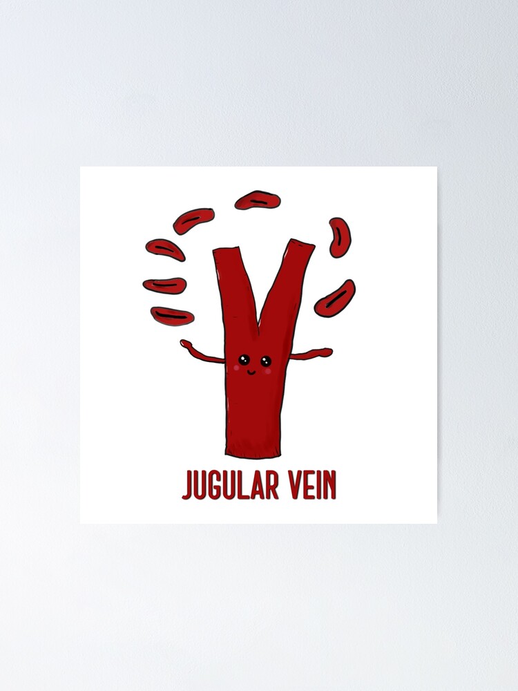 "Jugular vein" Poster for Sale by Tamm-art | Redbubble