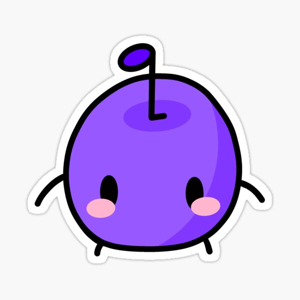 "Purple Junimo" Sticker for Sale by BlightWolf | Redbubble