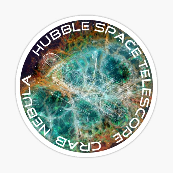 "Hubble Crab Nebula" Sticker for Sale by tomabxl | Redbubble