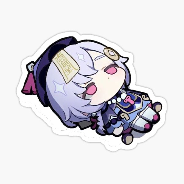 "genshin impact - qiqi" Sticker for Sale by Floffeee | Redbubble