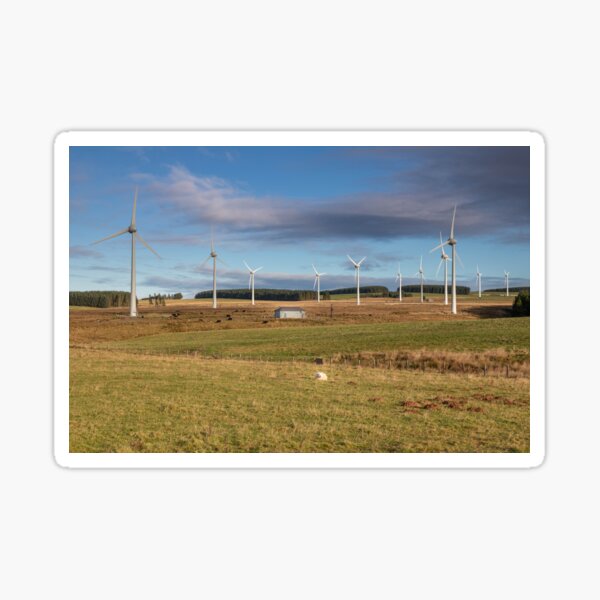 "Wind Farm" Sticker by scoob100 | Redbubble