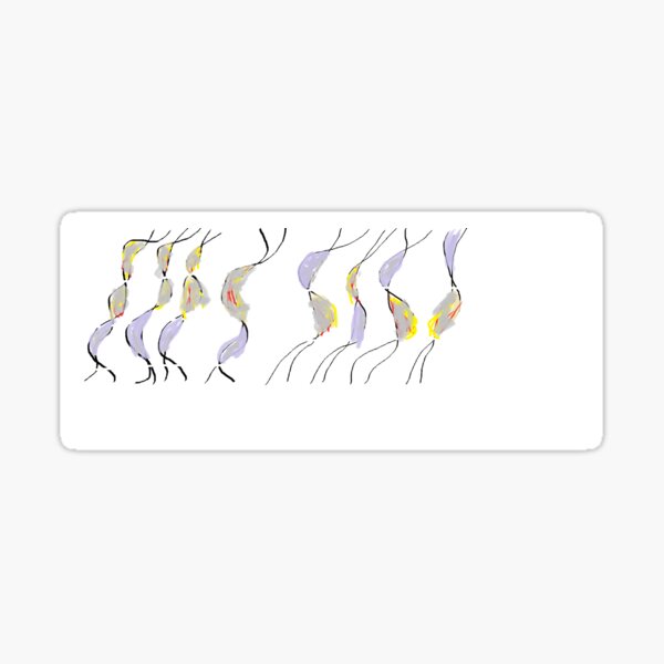"dancers" Sticker by cvejic0602 | Redbubble