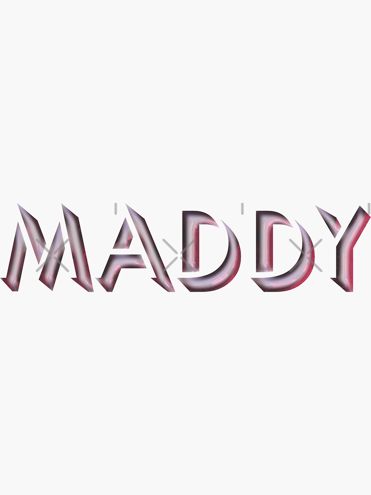 "Maddy" Sticker by Melmel9 | Redbubble