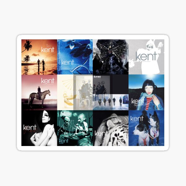 "Kent - album" Sticker by saraheriksson | Redbubble
