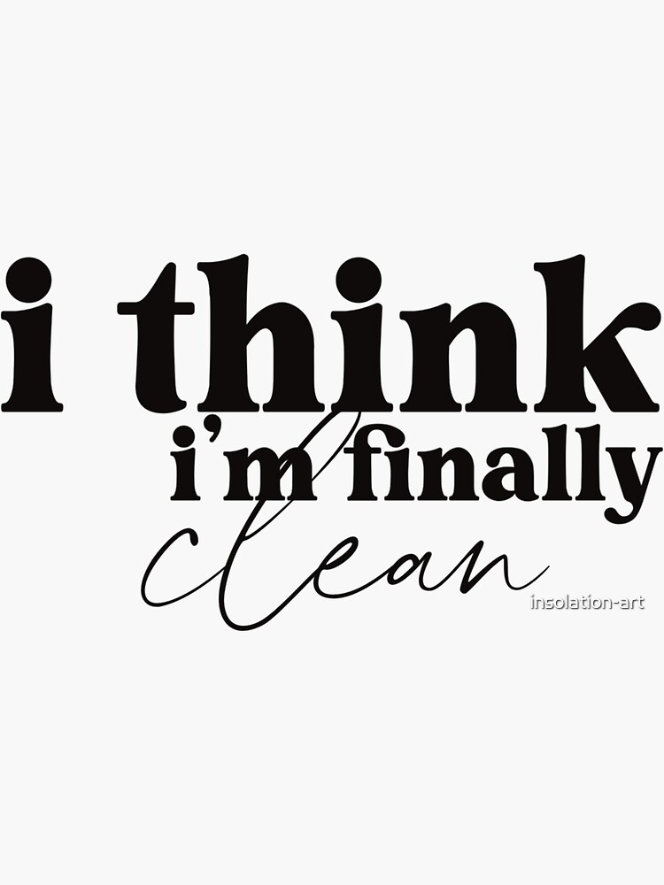 "Taylor Swift Lyric Clean sticker" Sticker for Sale by insolation-art ...