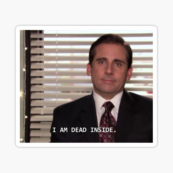 "The Office Funny Meme" Sticker for Sale by Supegabbass | Redbubble