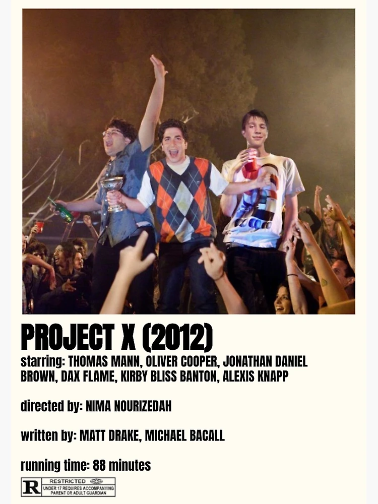 Affiche Du Film Projet X