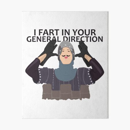 "Monty Python French Knight Fart " Art Board Print by vAndCoShop ...