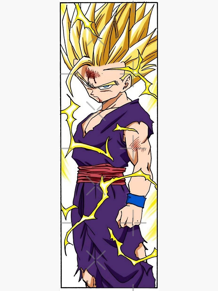 "teen gohan manga panel vs cell" Poster for Sale by ABU-HASBROWN ...