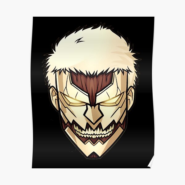 "Attack On Titan Eren logo" Poster by Medzek10 | Redbubble