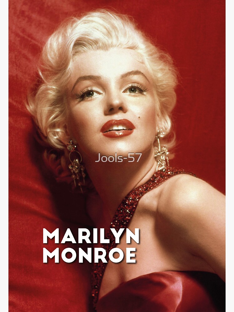 "Marilyn Monroe" Sticker for Sale by Jools-57 | Redbubble