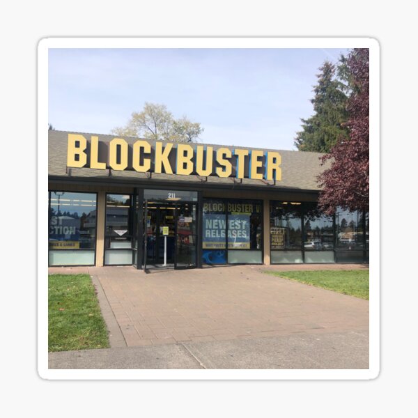 "Blockbuster (3)" Sticker for Sale by CncptulCaptures | Redbubble