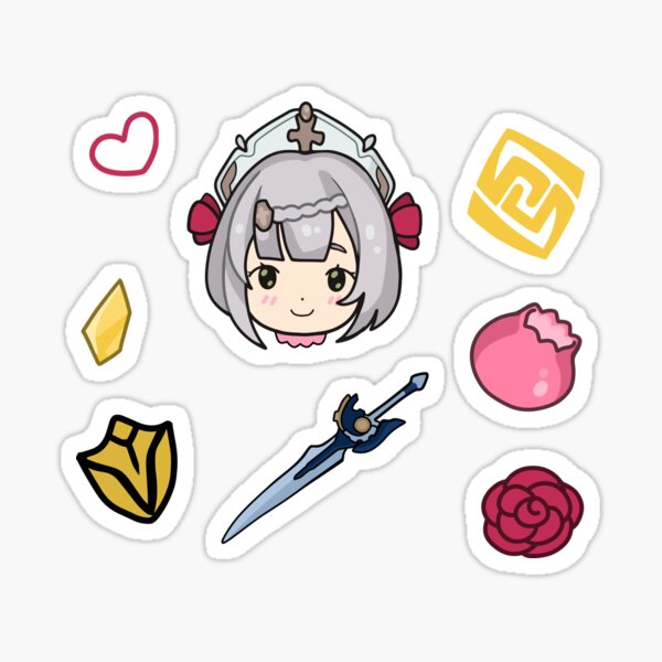 "Noelle Genshin Impact" Sticker for Sale by keroneru | Redbubble