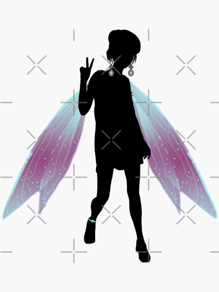 "Style Fairy Peace Sign" Sticker for Sale by SillyFun | Redbubble