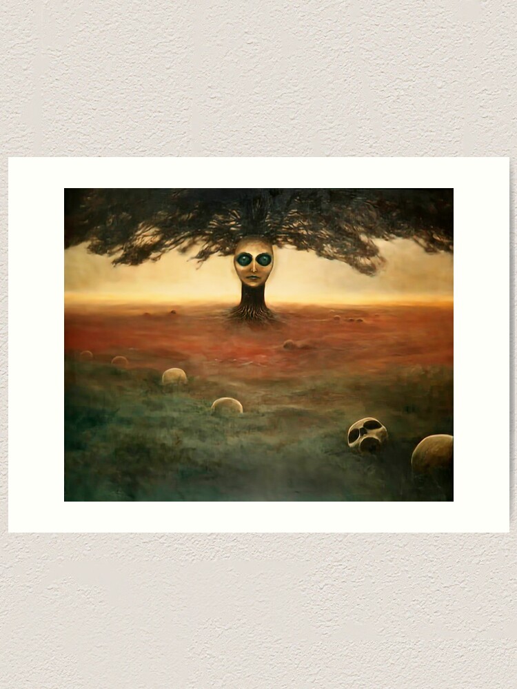 "Untitled (Mother Tree) by Zdzislaw Beksinski" Art Print by ...