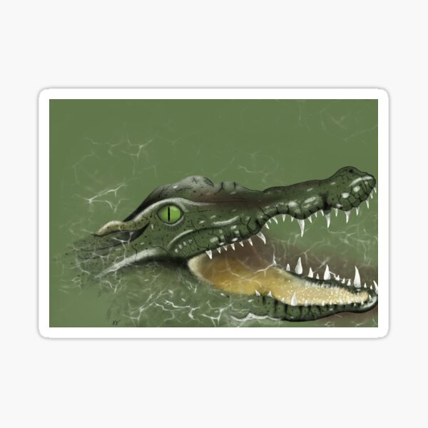 "CRIKEY!" Sticker for Sale by karavin8 | Redbubble