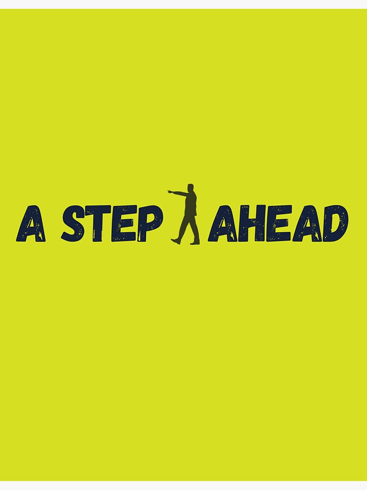 "A Step Ahead " Sticker by Pirlo17 | Redbubble