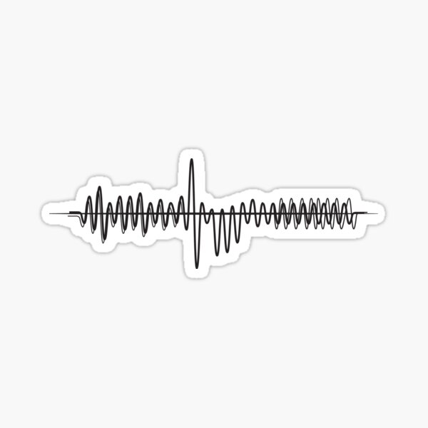 "Sound Wave" Sticker by DesignofTime | Redbubble
