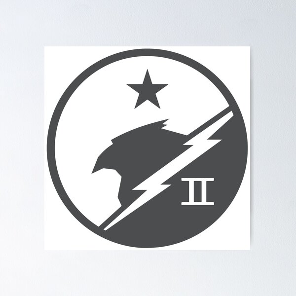 "Blue Team Emblem - Grey - Large" Poster for Sale by ONI-Creative ...