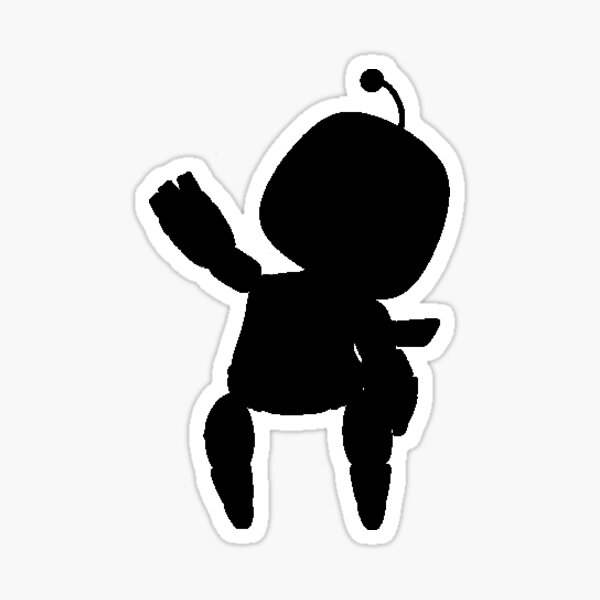 "Astrobot Silhouette" Sticker by RavenholmTour | Redbubble