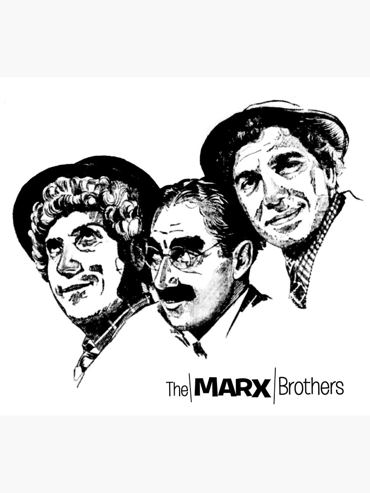 "MGM Marx Brothers One-Color" Poster by SpruceTavern | Redbubble