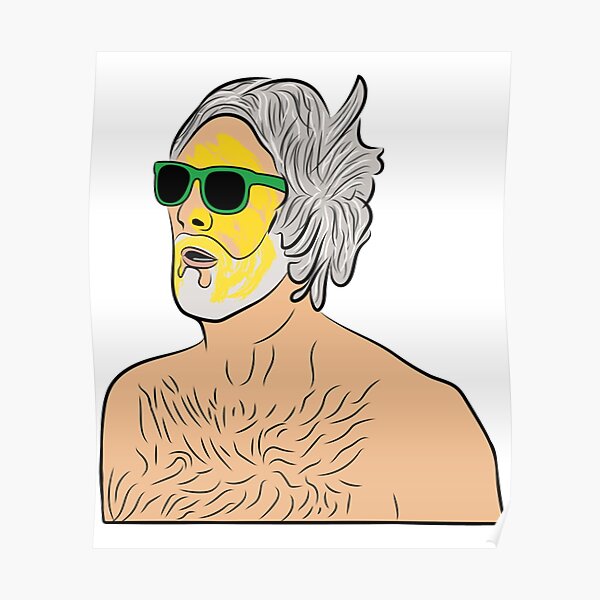 "The Ol_ Mustard Face " Poster for Sale by Jasapparel | Redbubble