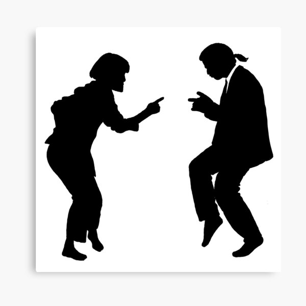 "Pulp fiction dance" Canvas Print for Sale by faruken | Redbubble