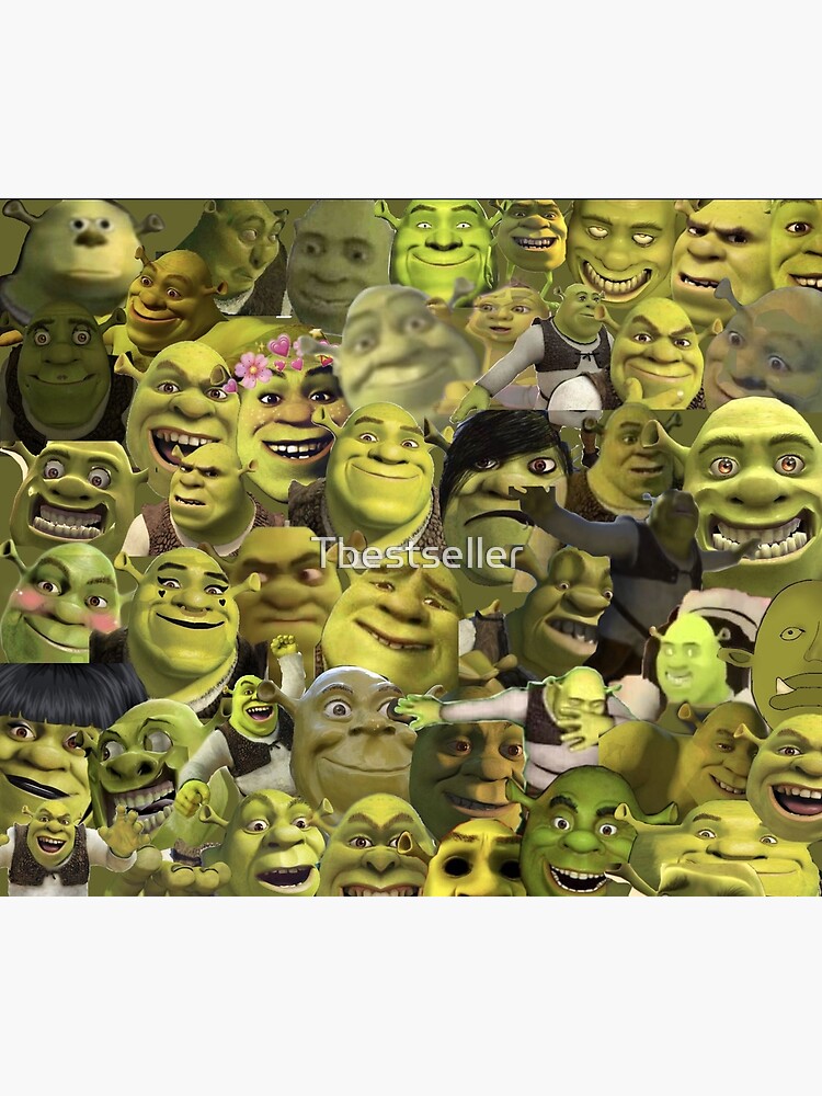 Lámina fotográfica «Collage de Shrek» de Tbestseller | Redbubble