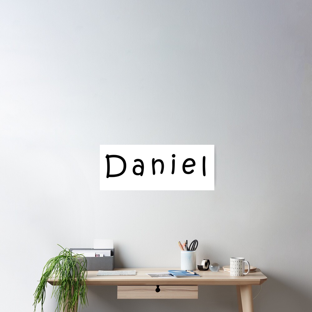 "Daniel name" Poster by gmstockstudio | Redbubble