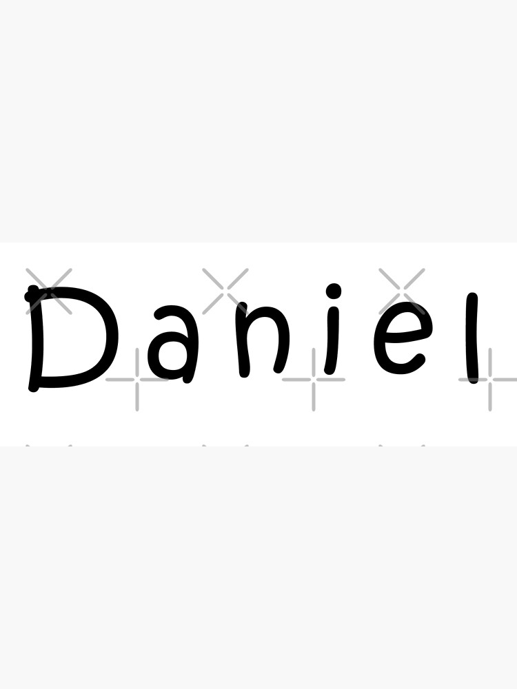 "Daniel name" Poster by gmstockstudio | Redbubble