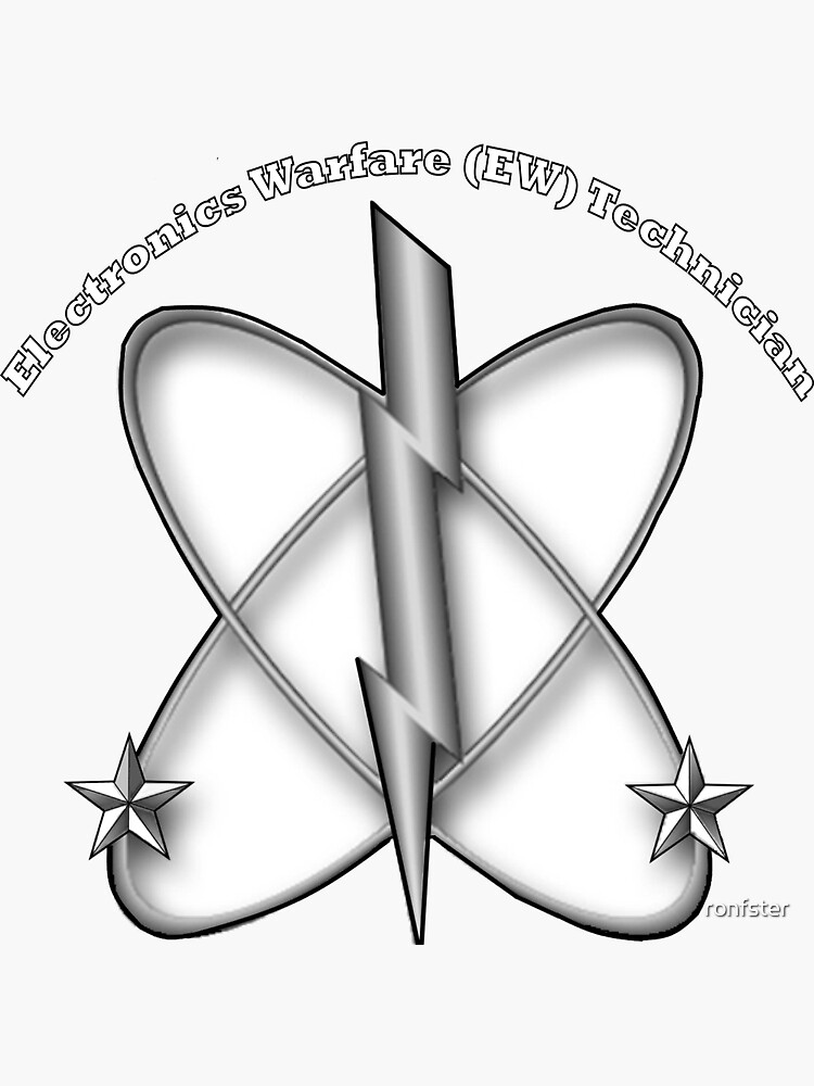 "Electronics Warfare (EW) Technician" Sticker for Sale by ronfster ...