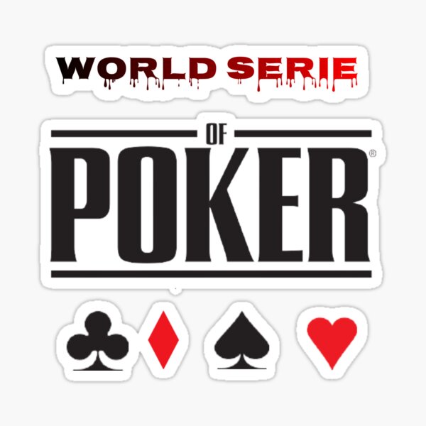"WSOP; World series of poker" Sticker for Sale by amirshops | Redbubble