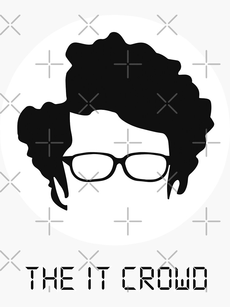 "THE IT CROWD + NAME" Sticker for Sale by ppalmer0130 | Redbubble