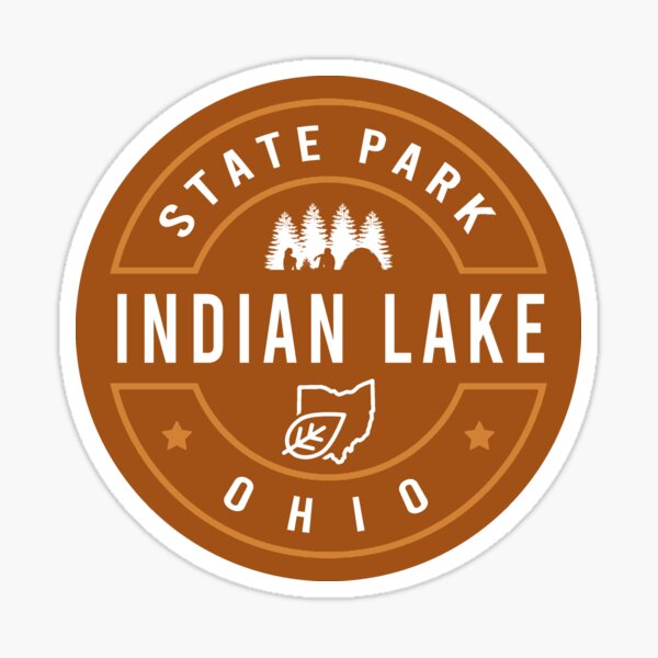 "Indian Lake State Park Logo" Sticker for Sale by VanyaKar | Redbubble